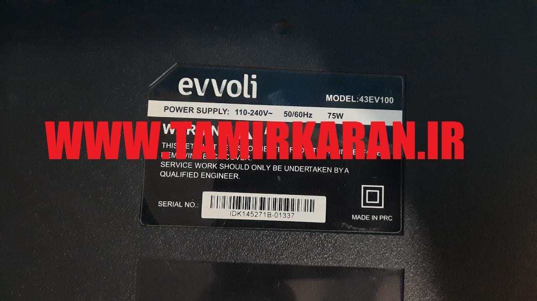 [فایل فلش] تلویزیون 43 اینچ EVVOLI مدل 43EV100 - فایل ایپرام ، فلش و آپدگرید ...ارسالها ...