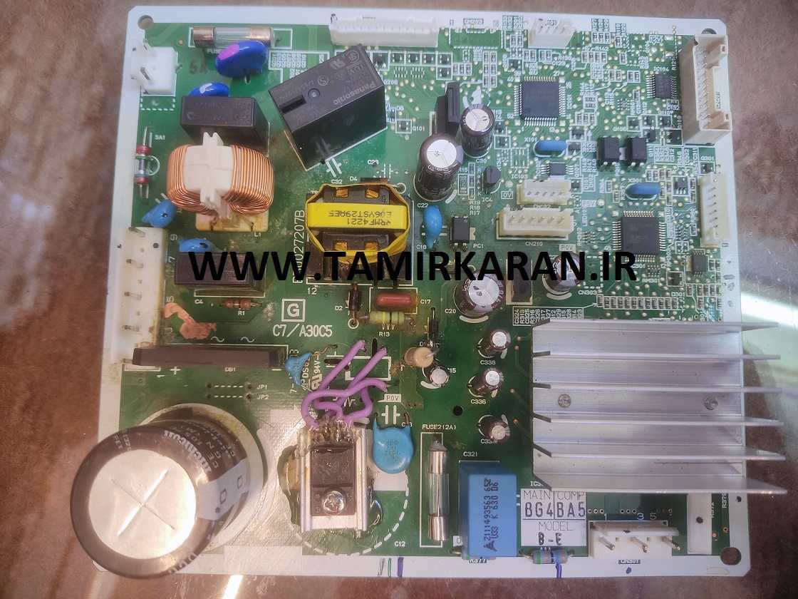 [تجربیات] تعمیر تغذیه برد یخچال هیتاچی شاسی C7/A30C5 با آی سی 5L0380 ...